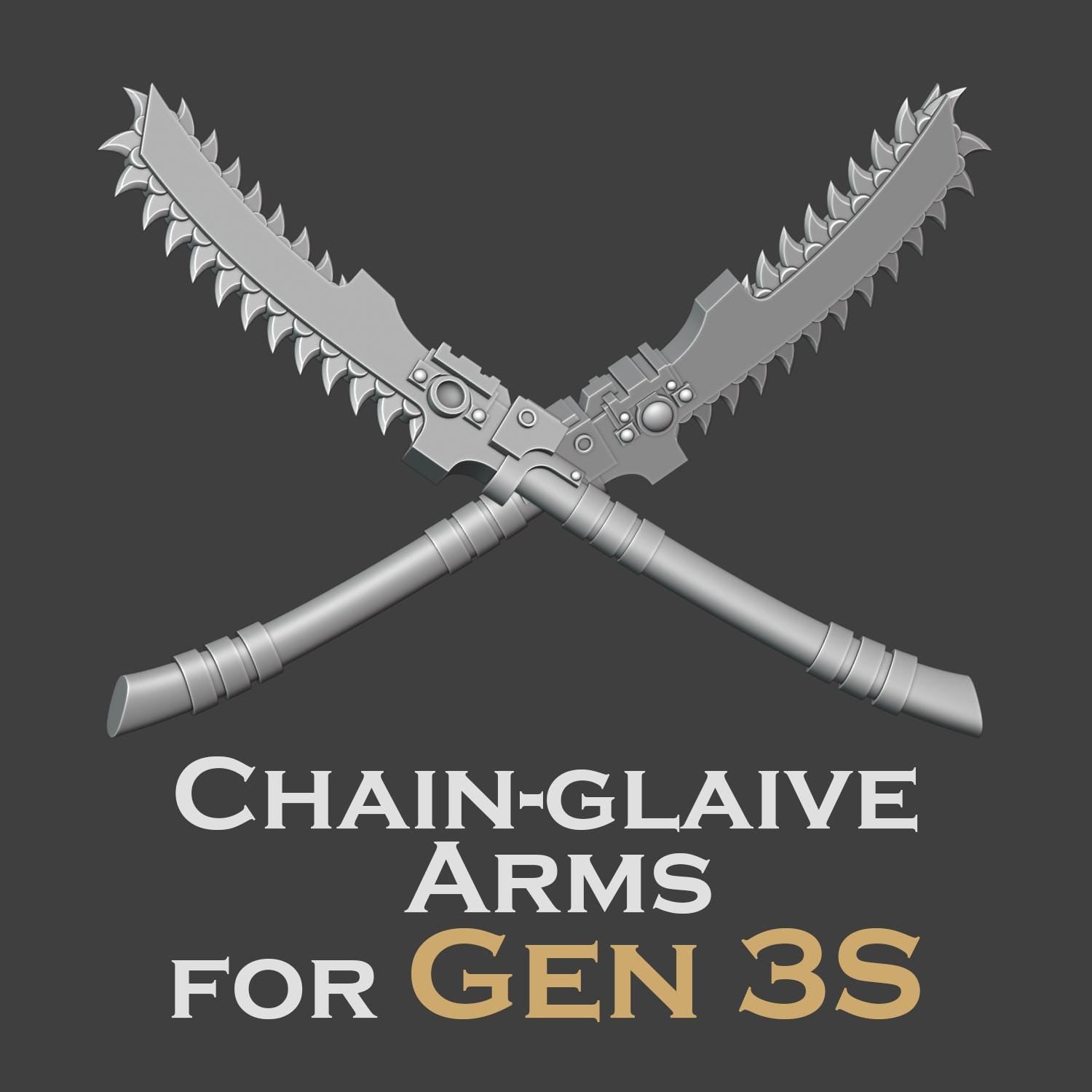 Gen 3 - Chain Glaive Arms – Titan Forged 3D
