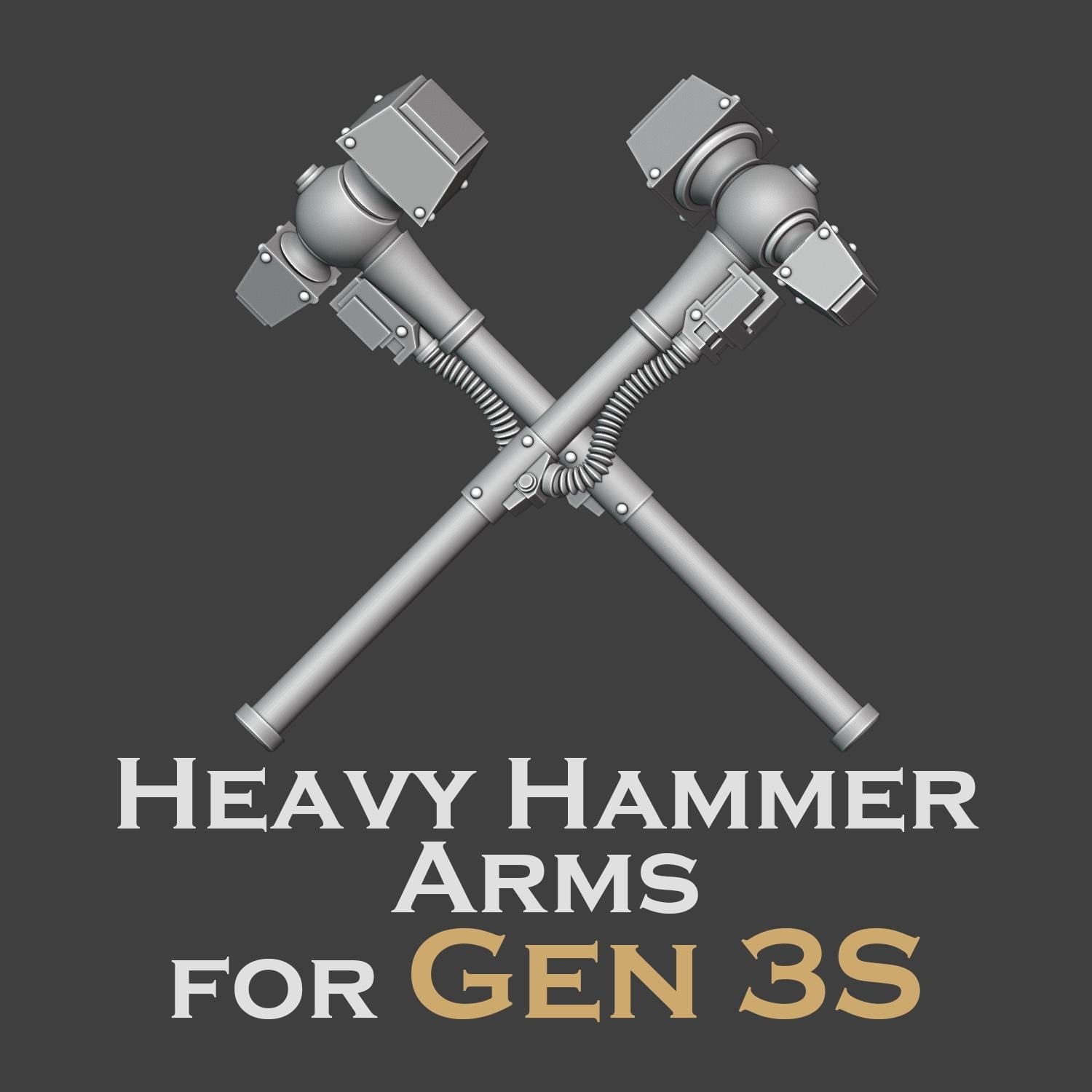 Gen 3 - Heavy Hammer Arms – Titan Forged 3D